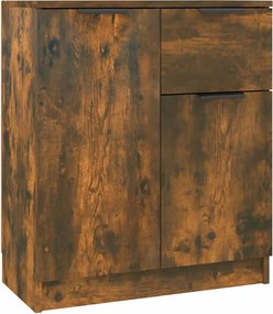 Příborníky 2 ks kouřový dub 60 x 30 x 70 cm kompozitní dřevo 3115817
