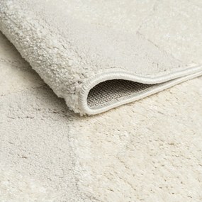 Angel Carpet, Kusový koberec Aurora 11 White, 80x120, bílá, kancelář