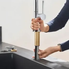 Hansgrohe M54 - Dřezová baterie Talis s výsuvnou sprškou chrom