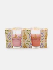 Sinsay - Vonné svíčky Spring Garden 2 pack - pastelová růžová