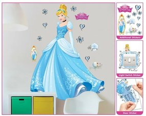 Samolepicí dekorace Walltastic Cinderella 44340