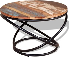 vidaXL Konferenční stolek masivní regenerované dřevo 60x60x40 cm [244015]