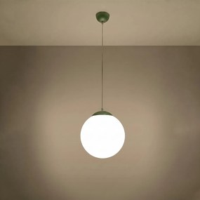 Sollux Lighting Závěsné svítidlo UGO 30 olivově zelené