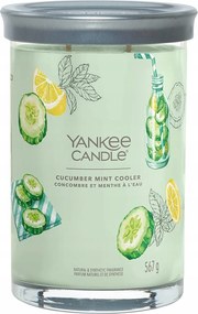 Yankee Candle vonná svíčka Tumbler ve skle velká Cucumber Mint Cooler 567g