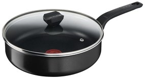 Hliníková pánev s poklicí ø 24 cm Simply Clean Red – Tefal
