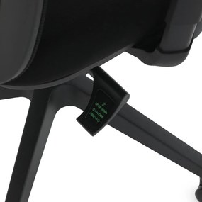 Kancelářská  ergonomická  židle NOKA — síť / látka, černá