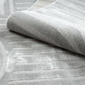 Dywany Łuszczów, Kusový koberec Balance 1918 grey, 80x150, šedá, ložnice