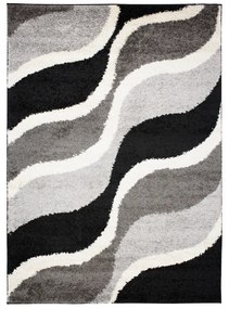 Kusový koberec shaggy Protka šedý 140x200cm