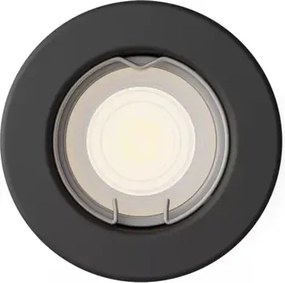 Philips Peridot černá O8,3 cm / Vestavné svítidlo / GU10 / 7W / IP20