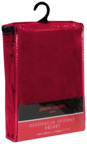 ZATEMŇOVACÍ ZÁVĚS NA PÁSCE PIERRE CARDIN SIBEL 140 X 270 CM BORDOVÁ