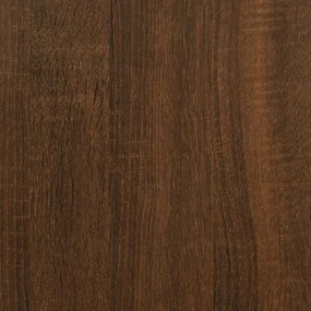 Petromila Psací stůl hnědý dub 141 x 141 x 75 cm kompozitní dřevo