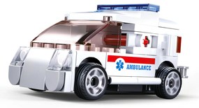 Sluban Power Bricks M38-B0916F Natahovací auto ambulance