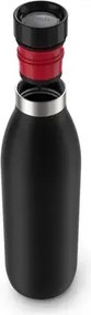 Emsa Bludrop Color 0,7 l černá / Termoláhev / Nerezová ocel