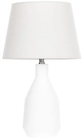 Keramická stolní lampa bílá LAMBRE Beliani