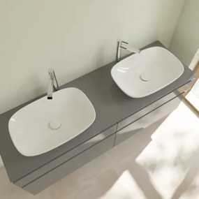 VILLEROY & BOCH Villeroy Boch Loop &amp; Friends - Umyvadlová mísa 560x380mm, bez přepadu, alpská bílá 4A490101