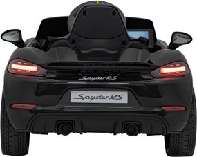 Elektrické autíčko Porsche Spyder RS ​​718 MP4 černé