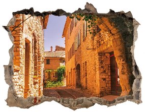 Wallmuralia Fototapeta díra na zeď 3D Romantická ulička 95x64 cm