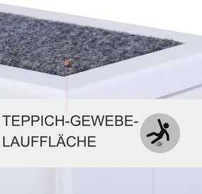 Schody pro psy s úložným prostorem, bílé D06-065WT