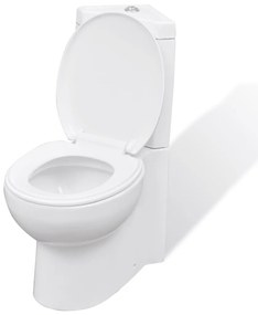 Keramická toaleta rohová bílá