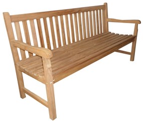 Zahradní dřevěná lavice z teaku Roma 200 cm