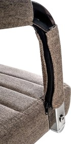 Kancelářská židle Amadora látka – taupe