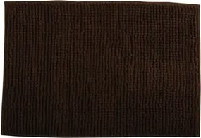 MSV CHENILLE koupelnová předložka 60 x 90 cm hnědá / polyester / proti