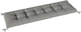 Outsunny Polštář z palety Odnímatelný sedák s upevňovacími popruhy Polštář z palety pro většinu lehátek 198x65x13cm Světle šedý