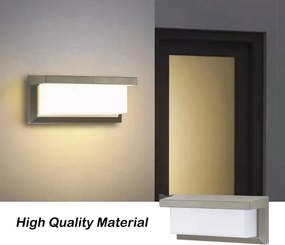 BRILAGI - LED RGBW Venkovní nástěnné svítidlo BRICKY 1xE27/12W/230V šedá IP54