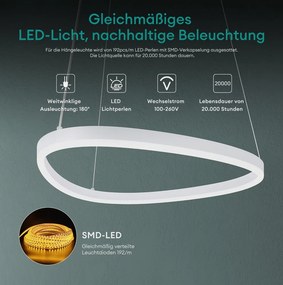 LED lustr na lanku osvětlení ALIVETTA 7287 LED/16W/100-260V 3000-6000K
