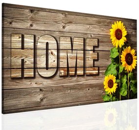 Malvis ® Obraz na stěnu HOME slunečnice Velikost (šířka x výška): 45x30 cm
