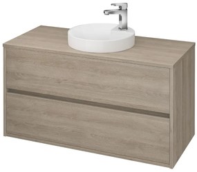 Cersanit Crea - závěsná skříňka pod umyvadlo na desku 100cm, dub, S924-012