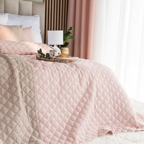 MARKIZETA MOLLY Dekorativní přehoz na postel, rozměr 220x240cm, barva 004 pudrově růžová 651350/NAP/004/220240/1