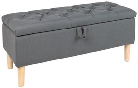 Designová lavice Queen 100 cm šedá