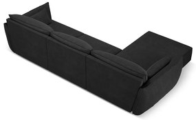 Tmavě šedá rohová pohovka (levý roh) Vanda – Mazzini Sofas