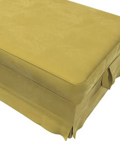 Potah na podnožku Ektorp Bromma barva zelená látka lesklé, sametová