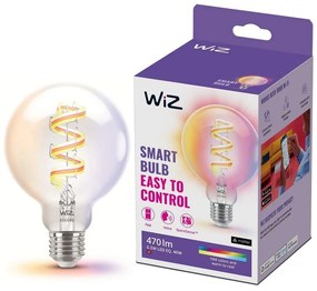 LED RGBW Stmívatelná žárovka G95 E27/6,3W/230V 2200-6500K Wi-Fi - WiZ