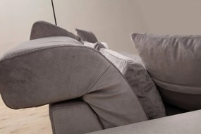 Designová sedačka Heimana 185 cm světle šedá