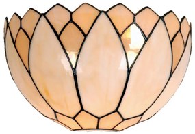 Nástěnná lampa Tiffany Pivoine – 30x15x20 cm