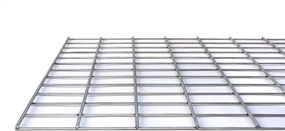 Kovový regál RIVET PRO 252x90x60 ocelová mřížka 5 úrovní pozinkovaná