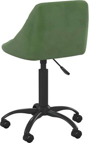 Kancelářská židle tmavě zelená samet 3088849