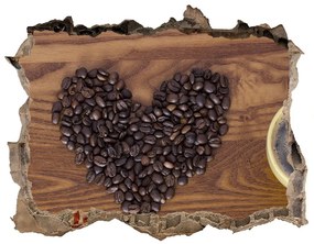 Wallmuralia Fototapeta díra na zeď I love coffee 95x64 cm