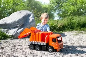 Lena Popelářské auto Arocs / Auto na hraní / s nálepkami / oranžová