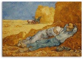 Obraz na plátně, REPRODUKCE Siesta V. van Gogh - 100x70 cm