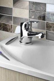 Aqualine, AQUALINE 35 stojánková umyvadlová baterie bez výpusti, chrom, 52102
