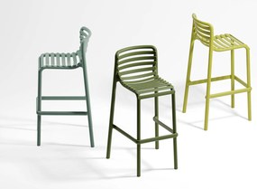 Nardi Plastová barová židle DOGA menta