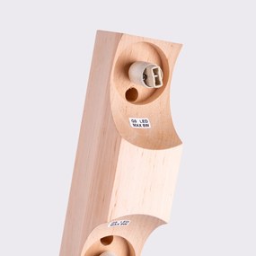 Sollux Lighting Stropní svítidlo BULBO 2 přírodní dřevo