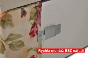 Čalouněná manželská postel DALAS, 200x180, levandule+fialová (levandule 3741/104+art14861)