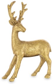 Vánoční figurka jelen ve zlaté barvě 156928
