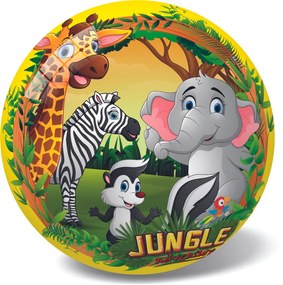 Míč zvířátka z jungle 14 cm