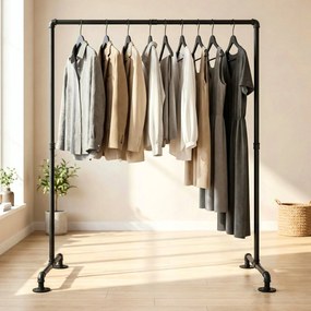Stojan na oblečení Jersey 55x120x150 – černá